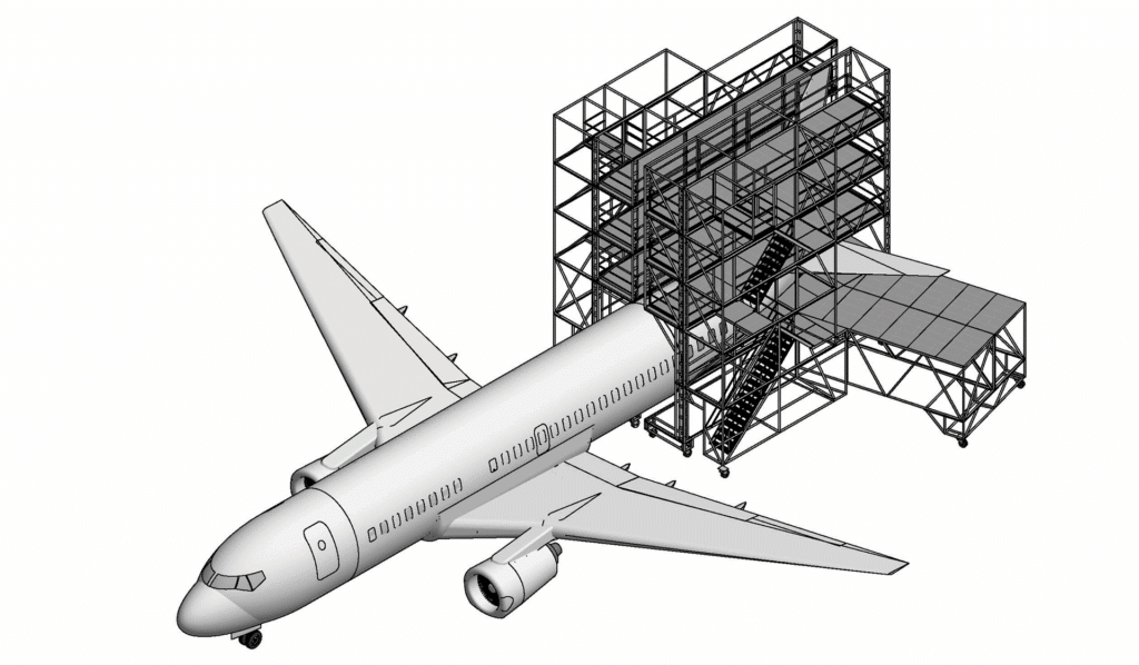 Boeing B737 Tail Dock